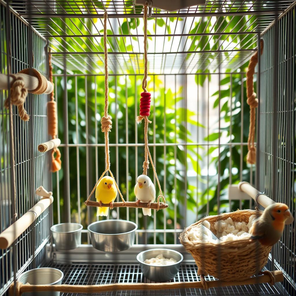 How to Set Up the Perfect Cage for a Cockatiel – Birds Collector